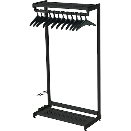 Quartet RACK, GARMENT, 36""-2 SHLFS, BK QRT20225 | Zoro
