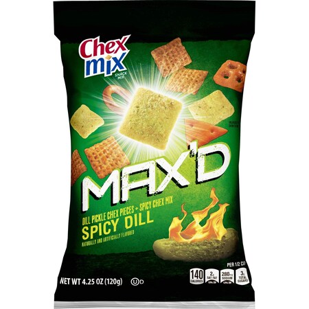Chex Mix MAX'D Flavored Snack Mix, 8PK GNMSN15088 | Zoro