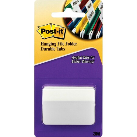 Post-It Tab, Post-It, Angled, 2"", We Pk MMM686A50WH | Zoro