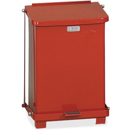 Rubbermaid Commercial 7 gal Square Defenders Medical Waste Step Can ...