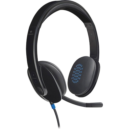 Logitech USB Headset, High Performance, Black LOG981000510 | Zoro