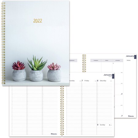 Rediform Succulent Design Weekly/Monthly Planner REDC958PT01 | Zoro