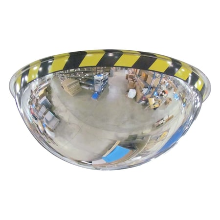 Se-Kure Full Dome Safety Mirror, Acrylic, 18 in, Circular, 360 Degrees ...