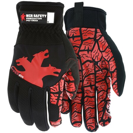 Mcr Safety Gloves, Predator Multi-Task HyperFit Silicone, XXL PD1903XXL ...
