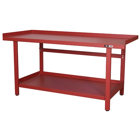 American Forge And Foundry Heavy-Duty Workbench 72 in x 31 in x 36 in ...