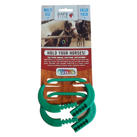 Safety Tie Horse Tether Safety Tie, Release Tie Down Clip, Green, PK2 ...