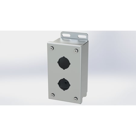 Saginaw Control & Engineering S.S. PB Enclosure SCE-2PBSS | Zoro