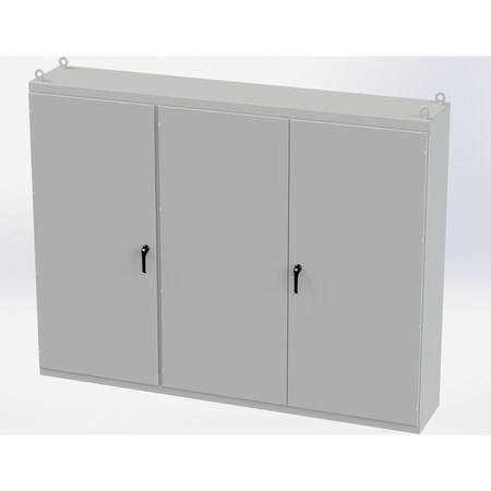 Saginaw Control & Engineering Carbon Steel Electrical Enclosures, 86 in ...