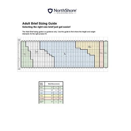 Northshore MEGAMAX AIR Tab-Style Briefs, White, X-Small, 18"-30", 12PK ...