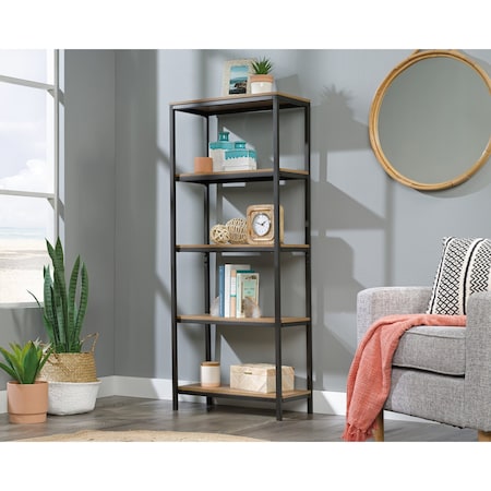 Sauder North Avenue Tall Bookcase Msm , Open shelving for storage and ...