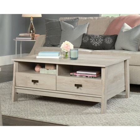 Sauder Trestle Lift Top Coffee Table Cc , Partial top lifts up and ...