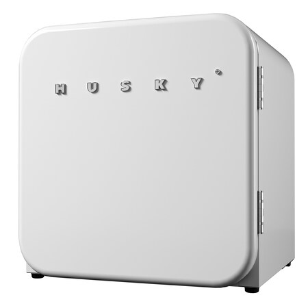Husky Retro 1.5 Cu.Ft/43L Mini Fridge, White OSFR003-WM | Zoro