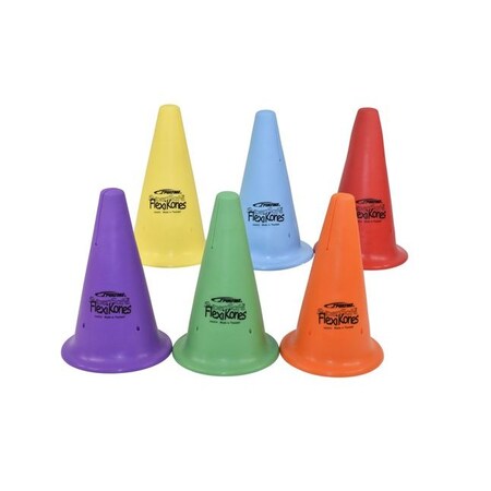 Sportime CONE SUPERSAFE FLEXIKONES 15 IN H SET OF 6 PK 111000060 | Zoro
