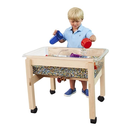 Childcraft Mobile Mini Sand and Water Table Without Cover, 30 x 19-1/4 ...