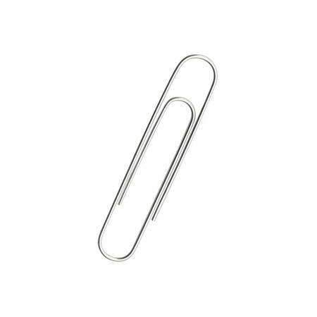 School Smart Smooth Paper Clips, 2 Inches, Pack of 100 PK 04914 | Zoro