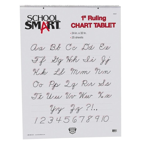 School Smart PAPER CHART 24X32 1 IN RLD 25 SHTS PRWC07410-5987 | Zoro