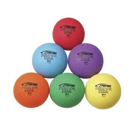 Sportime BALL PLAYGROUND POLY 8.5 INCH SET OF 6 PK 111000294 | Zoro