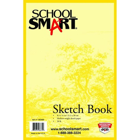 School Smart SKETCH BOOK 8.5X11 IN 50 LB 50 SHEETS PMMK02122SS-5987 | Zoro