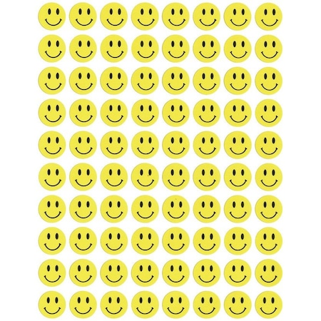 School Smart STICKER HAPPY FACE SET SET OF 1780 PK 18148 | Zoro
