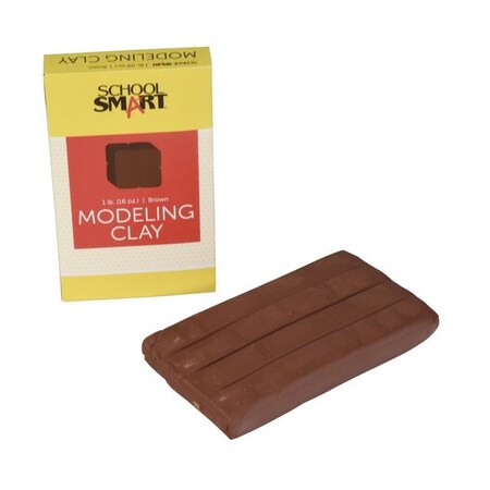School Smart MODELING CLAY BROWN 1LB PAC4082-01-5987DI | Zoro