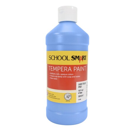 School Smart PAINT TEMPERA LIGHT BLUE PINT SS201-732 | Zoro