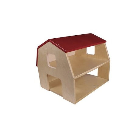 Childcraft Big Red Toy Barn, 18-1/4 x 15-5/8 x 15-9/16 Inches 249489 | Zoro