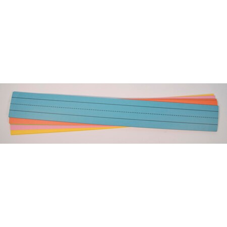 School Smart Ruled Rainbow Sentence Strips, 3 x 24 Inches, Rainbow, 43 ...