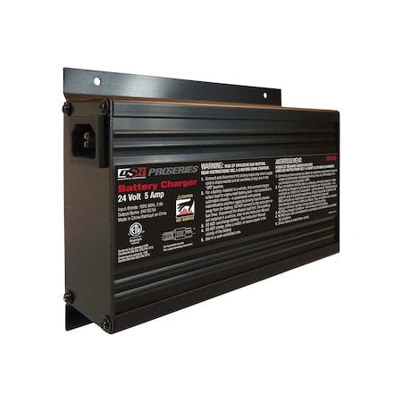 Schumacher Electric Automatic Battery Charger, 24V, 5A, Charges ...