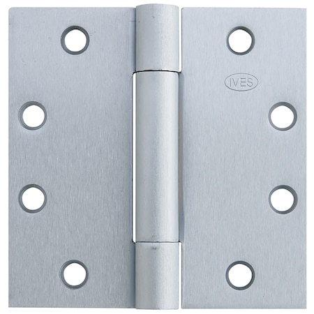 Ives Spring Butt Hinge, 4-1/2" x 4-1/2", Square, 630, Standard 3SP1 4 ...