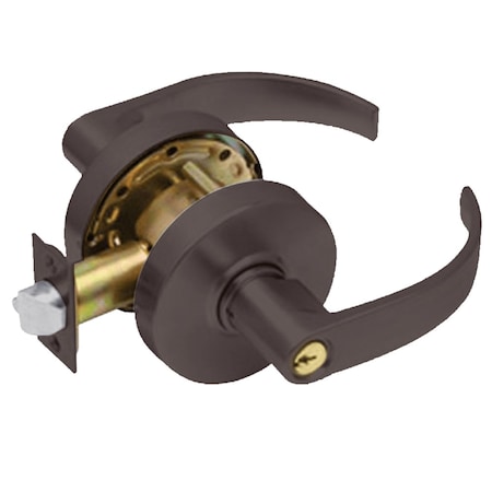 Arrow Grade 2 Turn-Pushbutton Entrance Cylindrical Lock, Broadway Lever ...