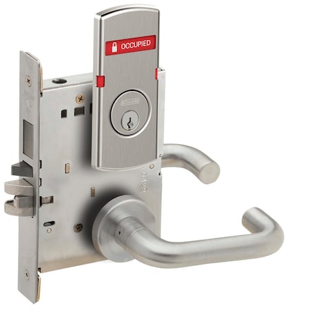Schlage Storeroom Mortise Lock with Deadbolt, 6-Pin Full Face Mortise ...