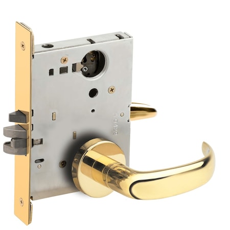 Schlage Grade 1 Entrance Office Mortise Lock, Less Cylinder, 17 Lever ...