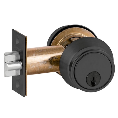 Schlage Grade 2 Double Cylinder Deadlatch, Conventional 6-Pin Cylinder ...