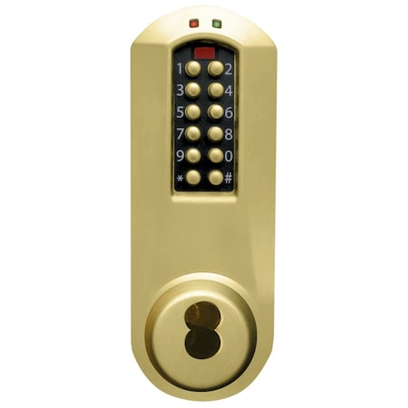 Dormakaba E-Plex 5000 Cylindrical Lock, Winston Lever, 100 Access Codes ...