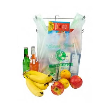 Natur-Tec - Large T-shirt Bag 18.5 in. x 21 in. 0.9mil, 500PK NT1075-X ...