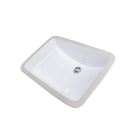 Nantucket Sinks 18 Inch x 12 Inch Glazed Bottom Undermount Rectangle ...