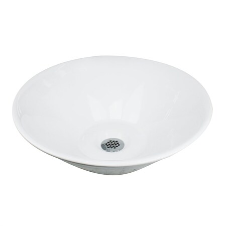 Nantucket Sinks Round Low-Profile Vessel Sink NSV222 | Zoro