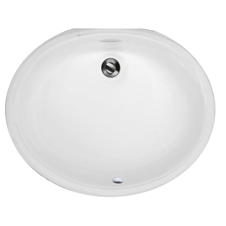 Nantucket Sinks 17 Inch X 14 Inch Undermount Ceramic Sink In White UM ...