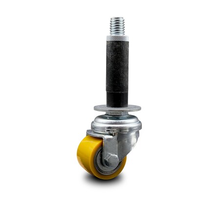 Service Caster Low Profile Polyurethane 35mm Wheel 3/4 Inch Expanding ...