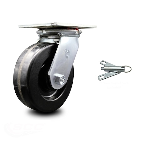 Service Caster 6 Inch Heavy Duty Phenolic Caster with Roller Bearing ...