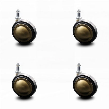 Service Caster 3 Inch Antique Soft Tread Ball Caster - 7/16 Inch Grip ...