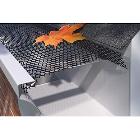 E-Z-Gutter Guard E-Z-ZipTight Powder Coated Steel Mesh Gutter Guards ...