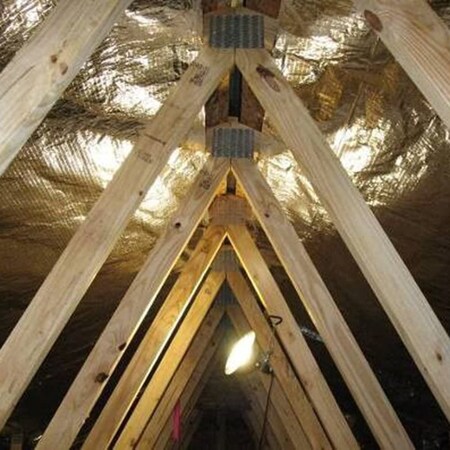 Fi-Foil Fi-Foil-Shield Attic Radiant Barrier, 25.5" FFRSNT255PF | Zoro