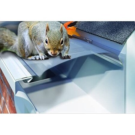 E-Z-Gutter Guard E-Z-Leaf Destroyer Stainless Steel Gutter Filter for ...