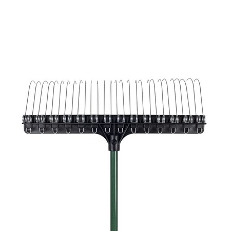 The Groundskeeper Ii Groundskeeper II 21 in. Rake with 55 in. Green ...