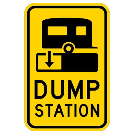 Sign Solutions Usa Dump Station, Aluminum, 18 in x 12 in ...