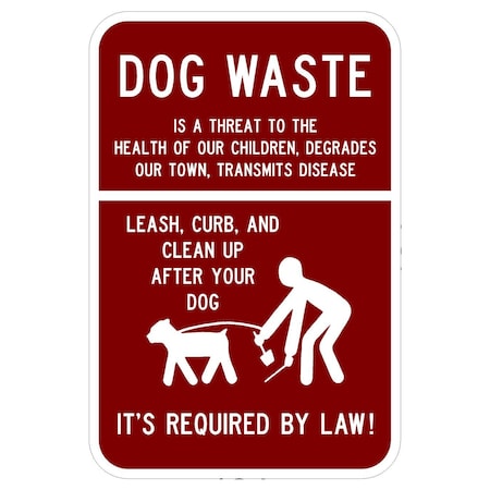 Sign Solutions Usa Dog Waste It's RequiRed By Law!, Dog Waste It's ...