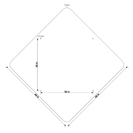 Sign Solutions Usa Diamond Grade Cubed Reflective (DG3) 080 48"X48 ...