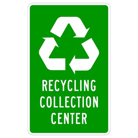 Sign Solutions Usa Recycling Center (Symbol), Recycling Center (Symbol ...