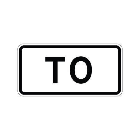 Sign Solutions Usa 12 in Height, 24 in Width, Aluminum, Horizontal ...